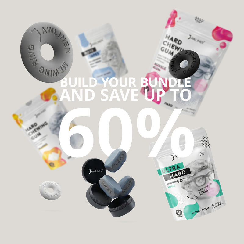 Jawline gum | Developed for intense jaw workouts