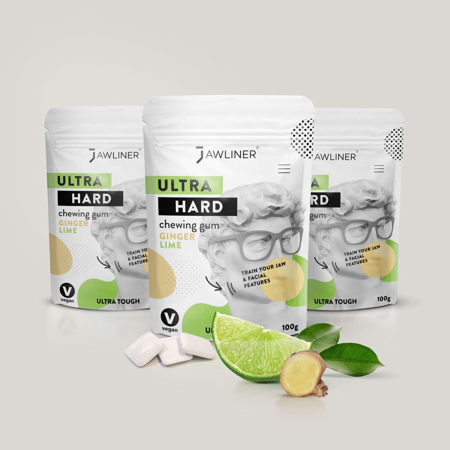 Fitness gum | Stays ultra-hard for hours/days