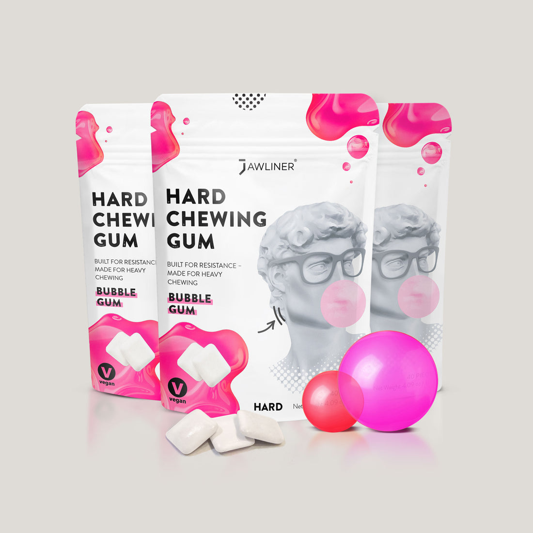 Jawline gum | Developed for intense jaw workouts